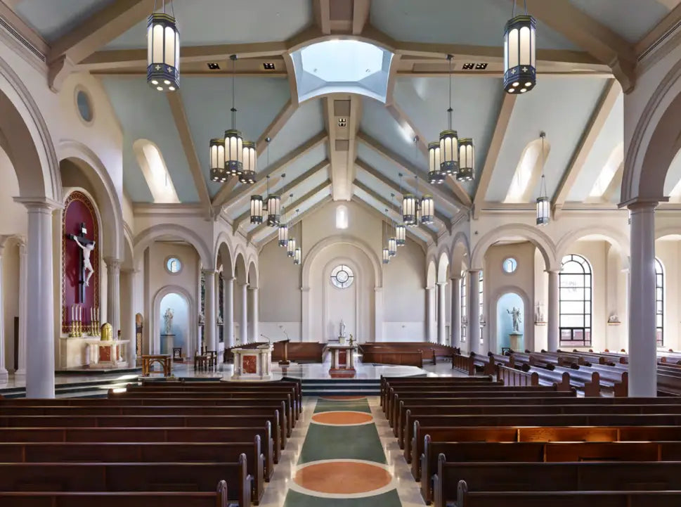 Crenshaw Provides Custom Lighting for St. Joseph Church Downingtown Pa
